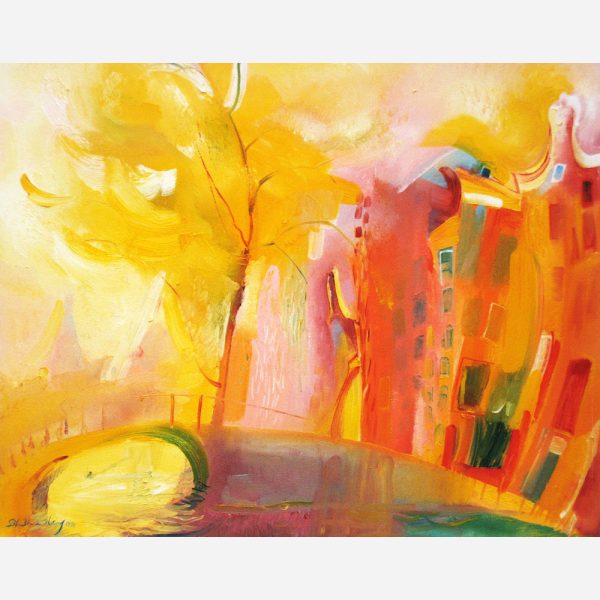 View Across The Bridge Towards The Rijksmuseum, Amsterdam. 1994 by ...