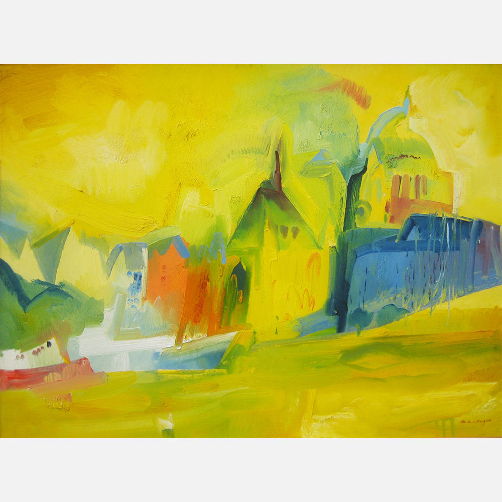 St Pauls From The South Bank. 1991 by Stephen B. Whatley - STEPHEN B ...